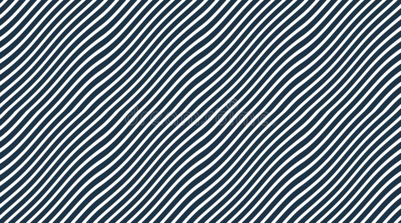 Lined Seamless Minimalistic Pattern with Optical Illusion, Op Art ...