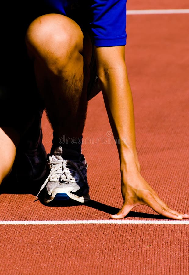 At the starting line stock image. Image of marks, sprinting - 4927141