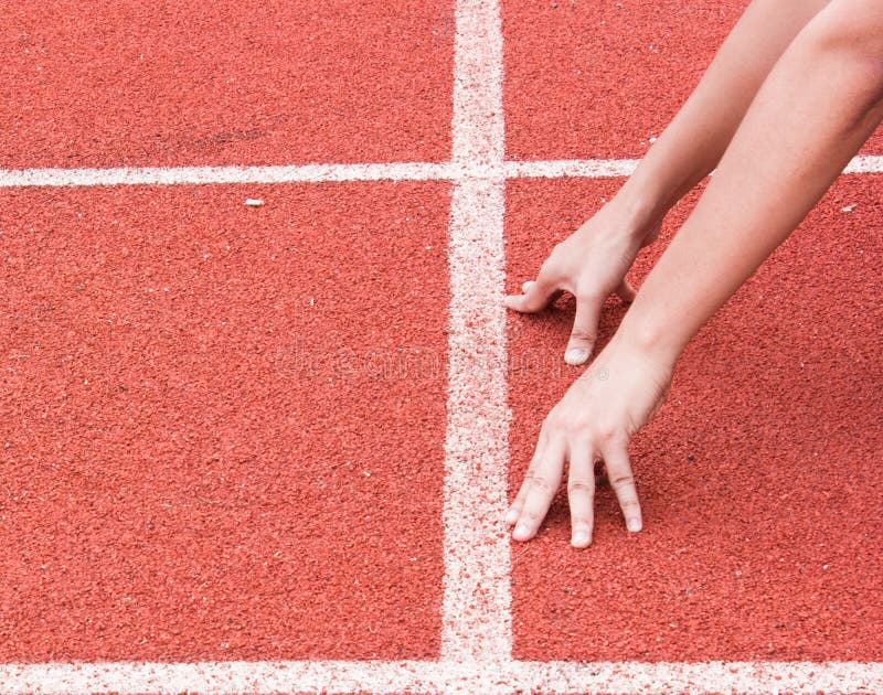 At the starting line stock image. Image of marks, sprinting - 4927141