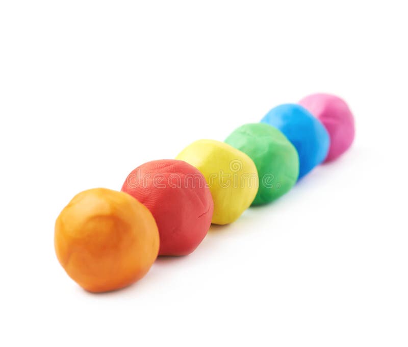 Lined Up Plasticine Balls Stock Photos - Free & Royalty-Free Stock ...