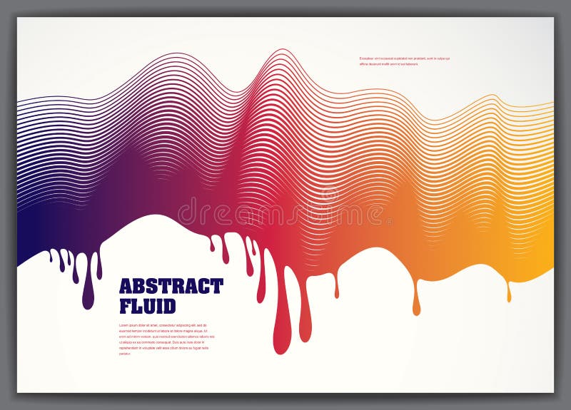 Lined Vector Wave Background Fluid Flow. 3d Dynamic Stripes Motion Art ...