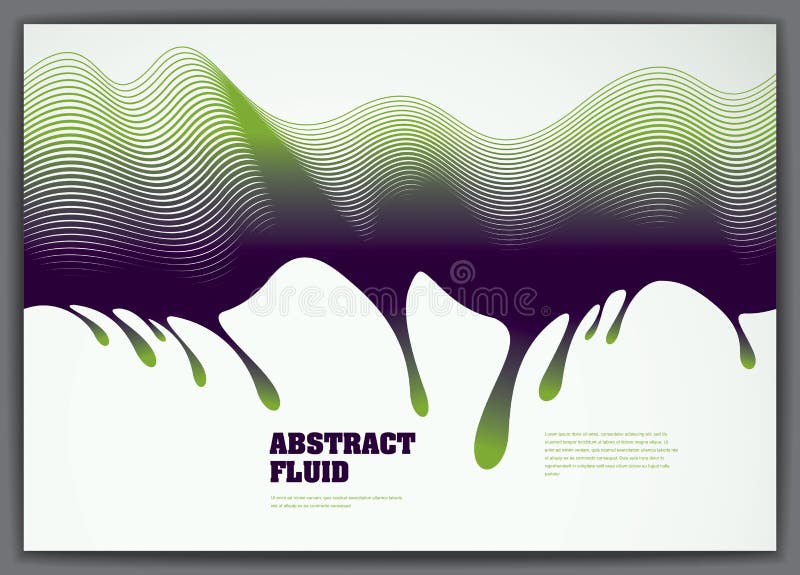 Lined Vector Wave Background Fluid Flow. 3d Dynamic Stripes Motion Art ...