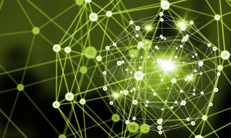 Linee collegate fondo illustrazione di stock. Illustrazione di scuro ...