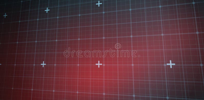 Linee Di Matrice E Di Codici Blu Illustrazione di Stock - Illustrazione ...