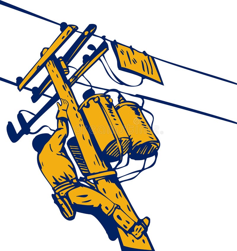 Lineman Stock Illustrations – 1,007 Lineman Stock Illustrations ...