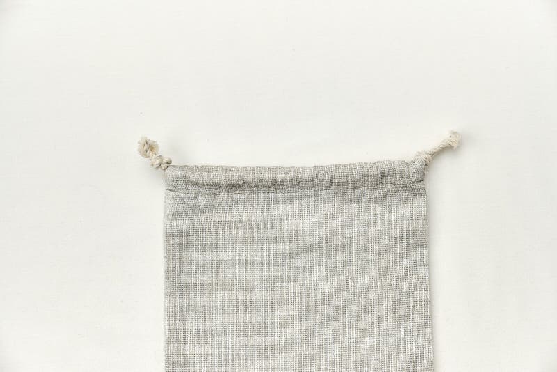Linen Bag with Drawstring, Small Eco Sack Made from Natural Cotton ...