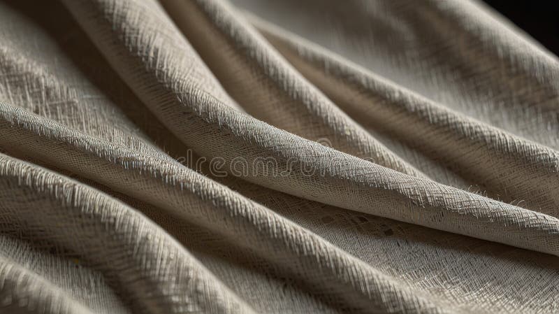 Linen Cloth Surface in Soft White, Illuminated by Diffused Afternoon ...