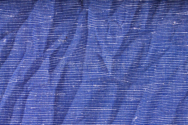 Linen Fabric Blue Wrinkles. Texture, Background, Pattern Stock Image ...
