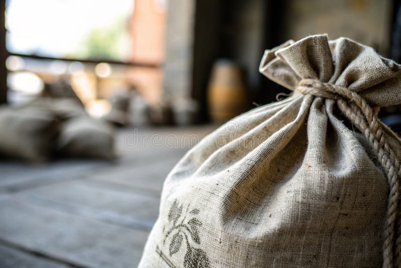 Linen Sack Texture stock illustration. Illustration of fabric - 360787577