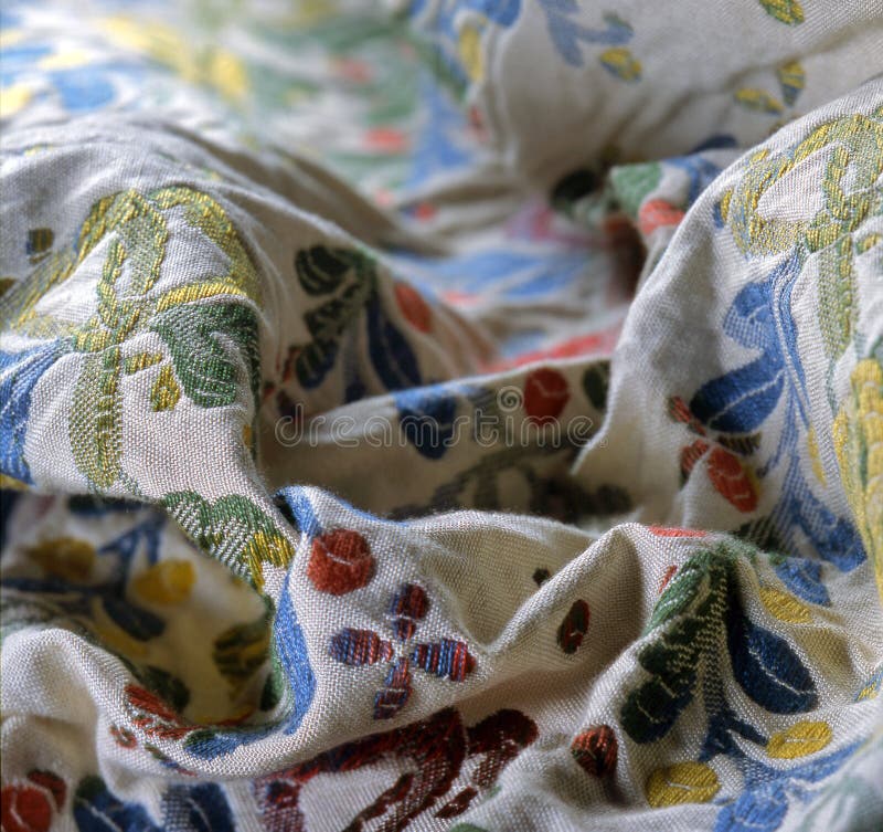 Linen textile stock image. Image of decoration, handmade - 6571689