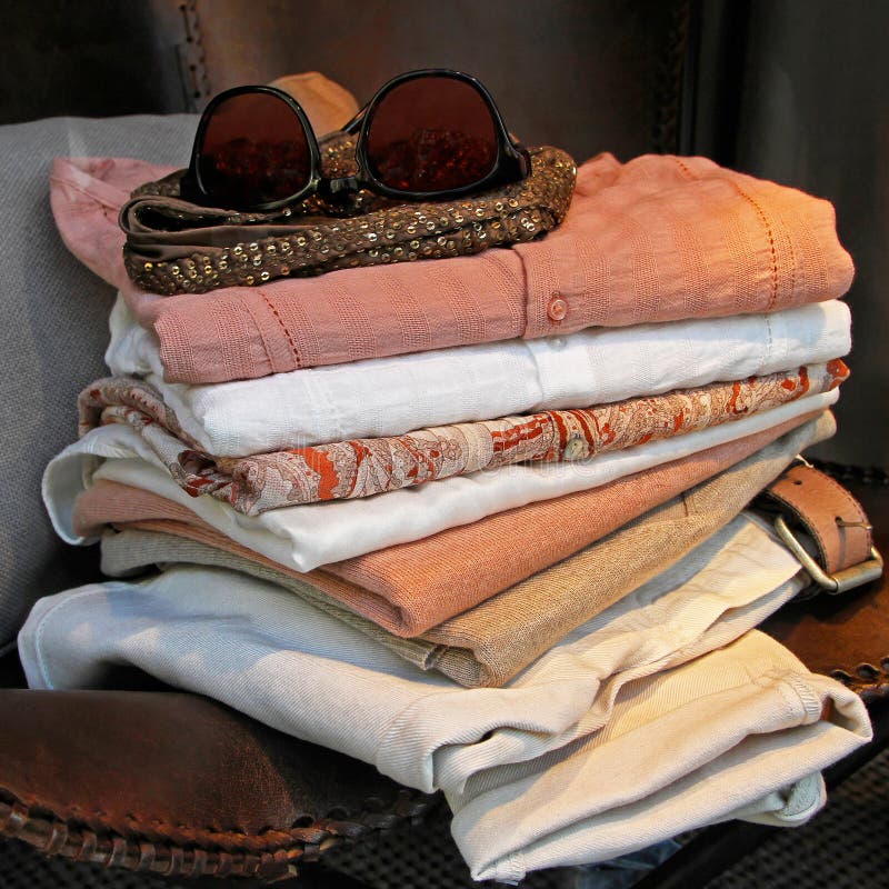 Linen Wardrobe stock photo. Image of wardrobe, clothing - 61049886