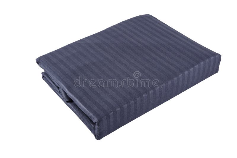 Linens Set. Bedding Set Isolated on White. Set with Stacks of Clean Bed ...