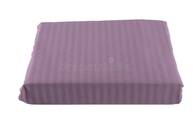 Linens Set. Bedding Set Isolated on White. Set with Stacks of Clean Bed ...