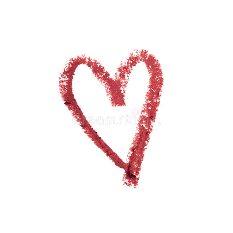 Liner or Marker Texture Set, Heart Shape Stock Photo - Image of product ...