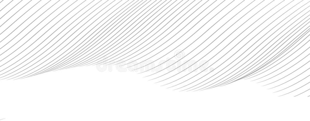 Lines Abstract Background Black and White Wavy Pattern. Abstract ...