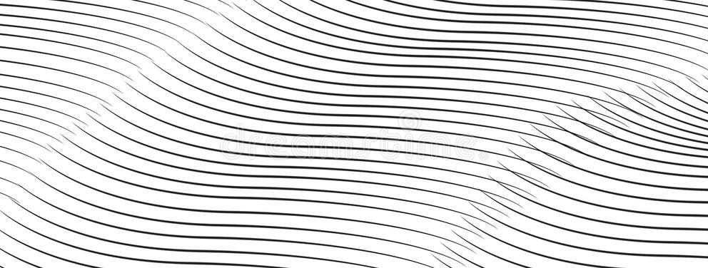 Lines Abstract Background Black and White Wavy Pattern. Abstract ...
