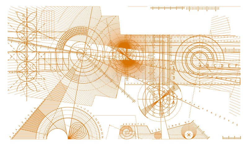 Draft background stock vector. Illustration of diagram - 2366440