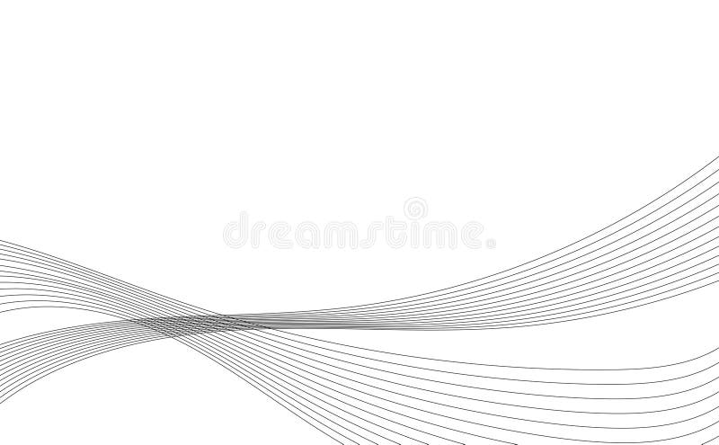 Abstract Fluid Flow Lines Background Stock Vector - Illustration of ...