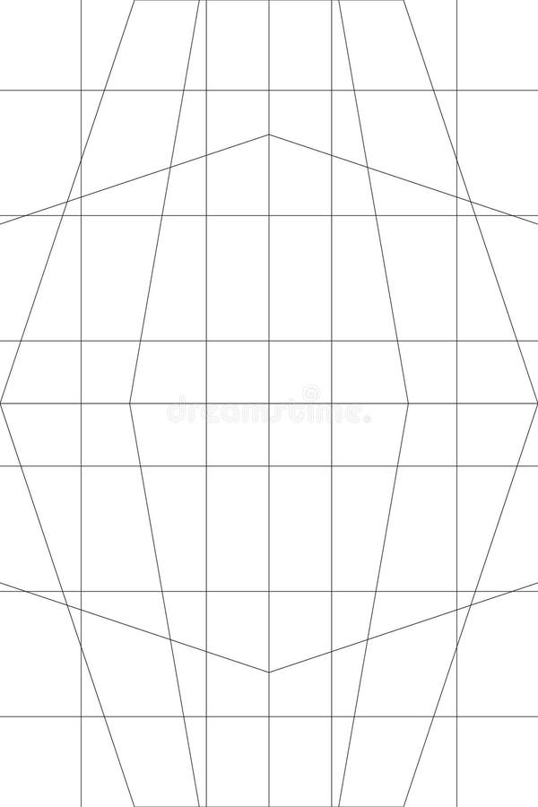 Lines Background Wallpaper Grid Outline Black Shape Vector Image Stock ...