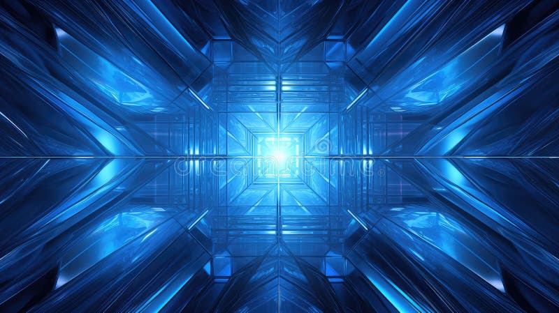 Lines blue digital pattern stock illustration. Illustration of network ...