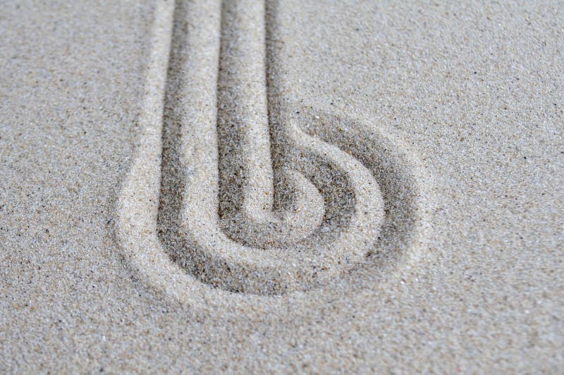 Lines and Circle Formation on Beach Sand with Customizable Space for ...