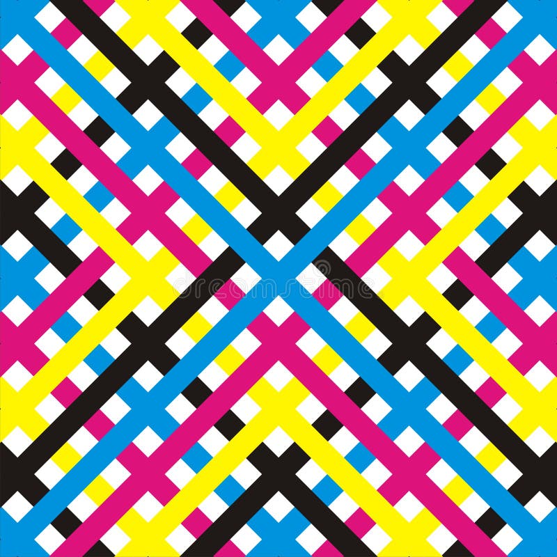 Lines cmyk background stock vector. Illustration of funky - 6938363