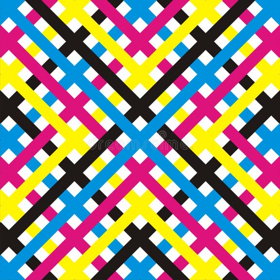 Lines cmyk background stock vector. Illustration of funky - 6938363