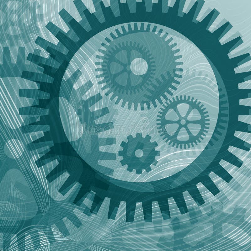 Lines and cogs stock illustration. Illustration of shapes - 4873647