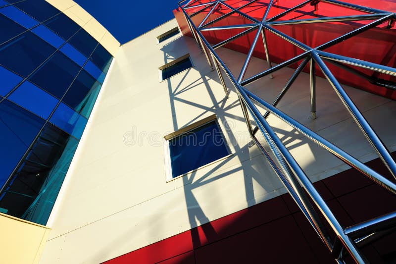 Lines in architecture stock image. Image of high, mirroring - 15960035