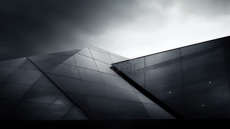 Lines Dark Grey Gradient Background Stock Illustration - Illustration ...