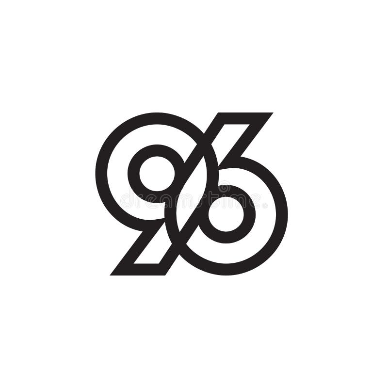 9 6 Lines Design Vector Illustration Stock Vector - Illustration of ...