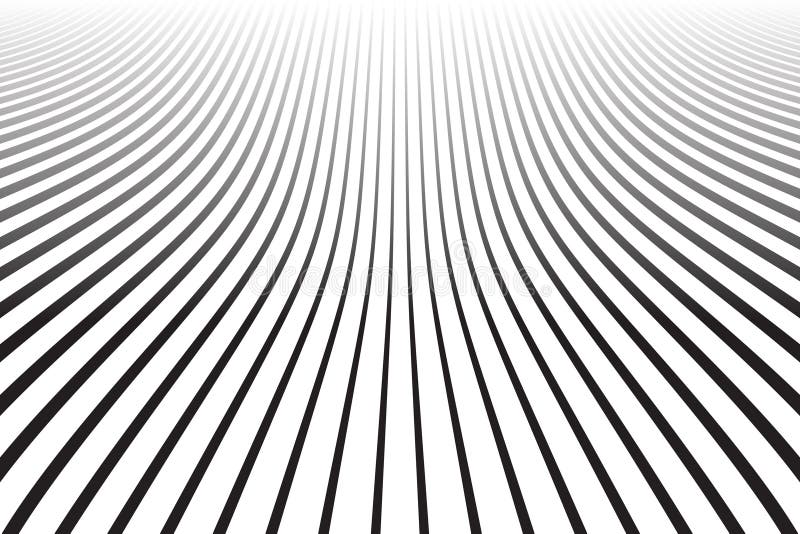 Lines in Diminishing Perspective. Abstract Background Stock Vector ...