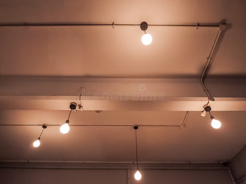 Exposed Cabling and Lighting Stock Photo - Image of exposed, network ...