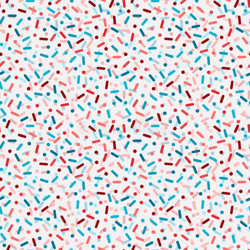 Lines and Dots Seamless Bright Pattern Stock Illustration ...