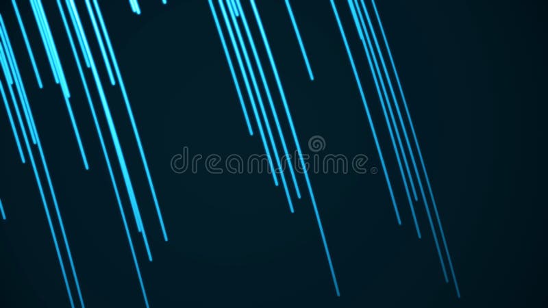 Lines Falling Down on Black Background. Digital Design Concept Stock ...