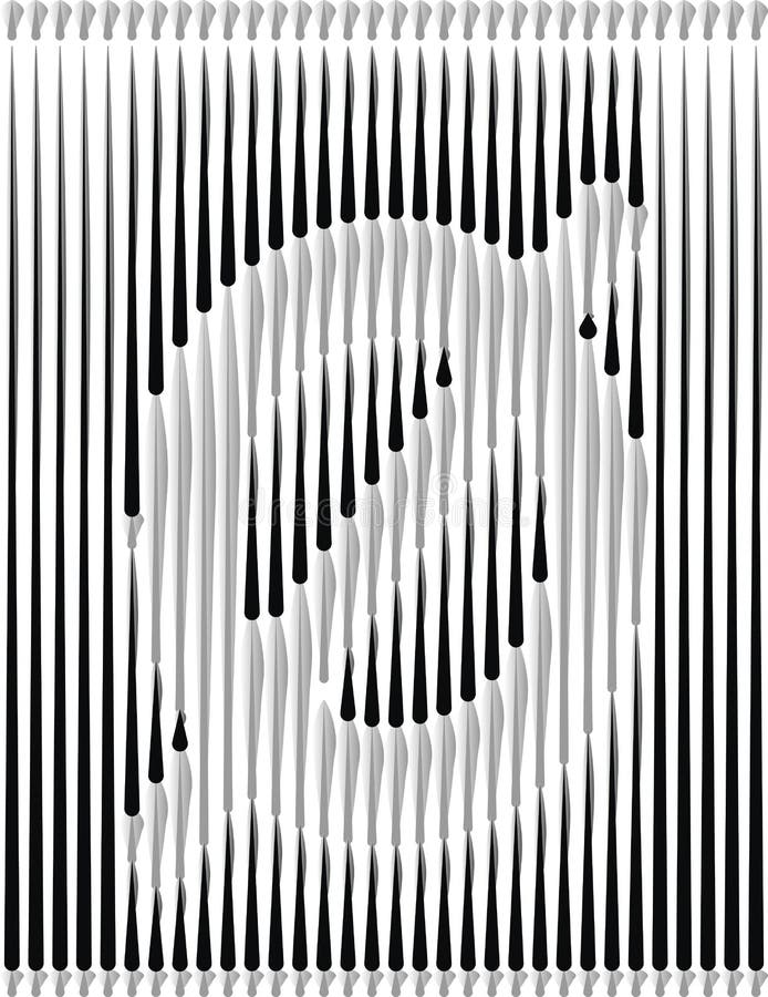 Lines Forming Number Logo Design - Number 0 Stock Vector - Illustration ...