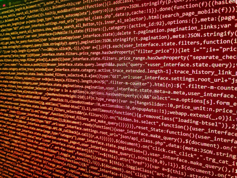 Lines Of Html Code Visible Software Developer Programming Code Computer Language Script Code