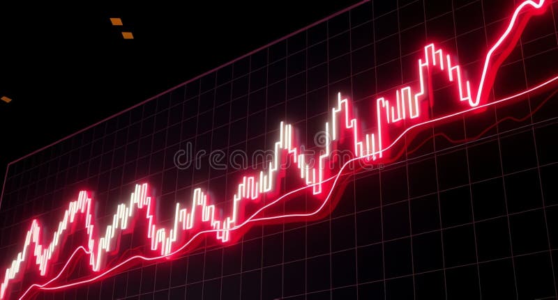 Lines of the Indicator Computer Stock Illustration - Illustration of ...