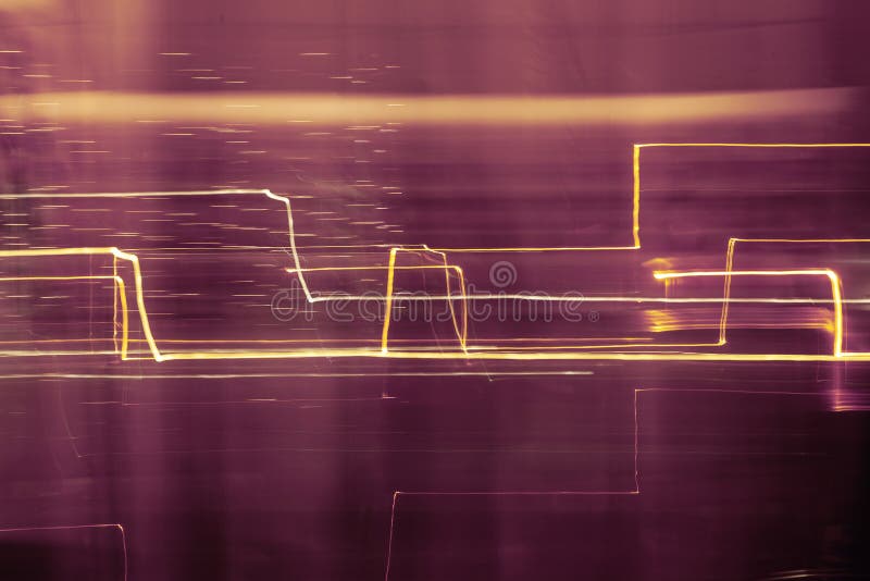 Lines of Light in the Shape of a Square Wave Stock Image - Image of ...