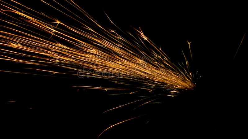 Lines of Light. Sparks in the Dark Stock Image - Image of vehicle, blue ...