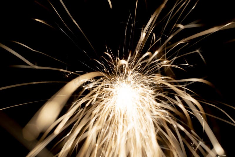 Lines of Light. Sparks in the Dark Stock Image - Image of city, flash ...