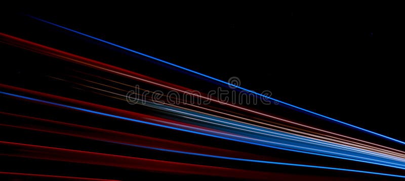 Lights of Cars with Night. Long Exposure, Light Lines Stock Photo ...