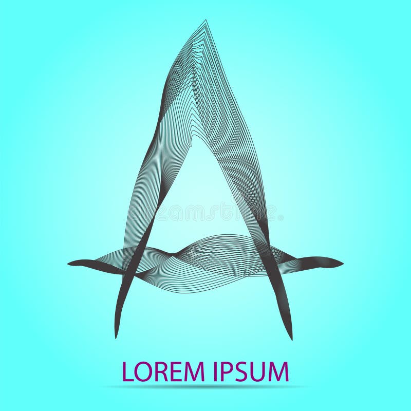 Lines Logo design stock vector. Illustration of emblem - 78401180