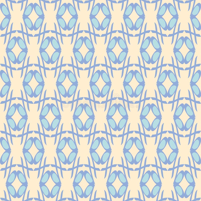 Lines and Loops Seamless Vector Pattern Stock Vector - Illustration of ...