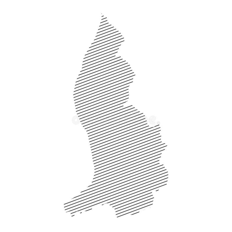 Liechtenstein isolated map stock illustration. Illustration of design ...