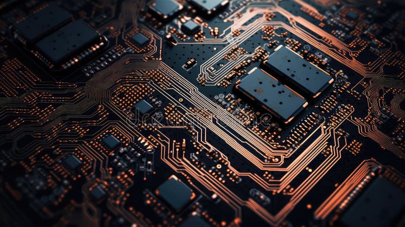 Lines mother board texture stock illustration. Illustration of patterns - 369608754