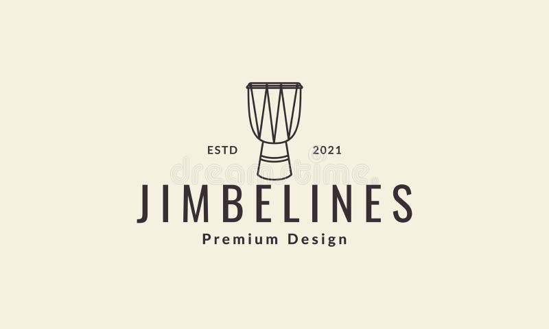 Lines Music Percussion Djembe Logo Vector Symbol Icon Design ...