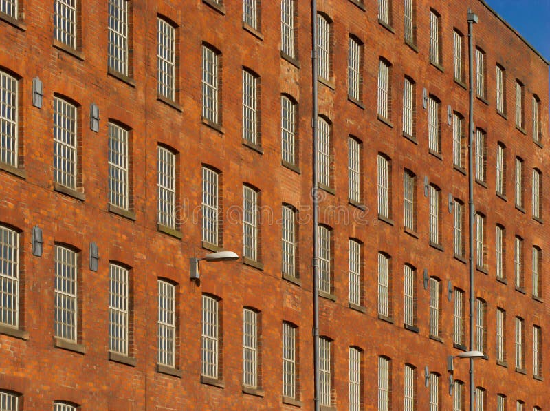 Lines on an Old Mill in Manchester Stock Photo - Image of manchester ...