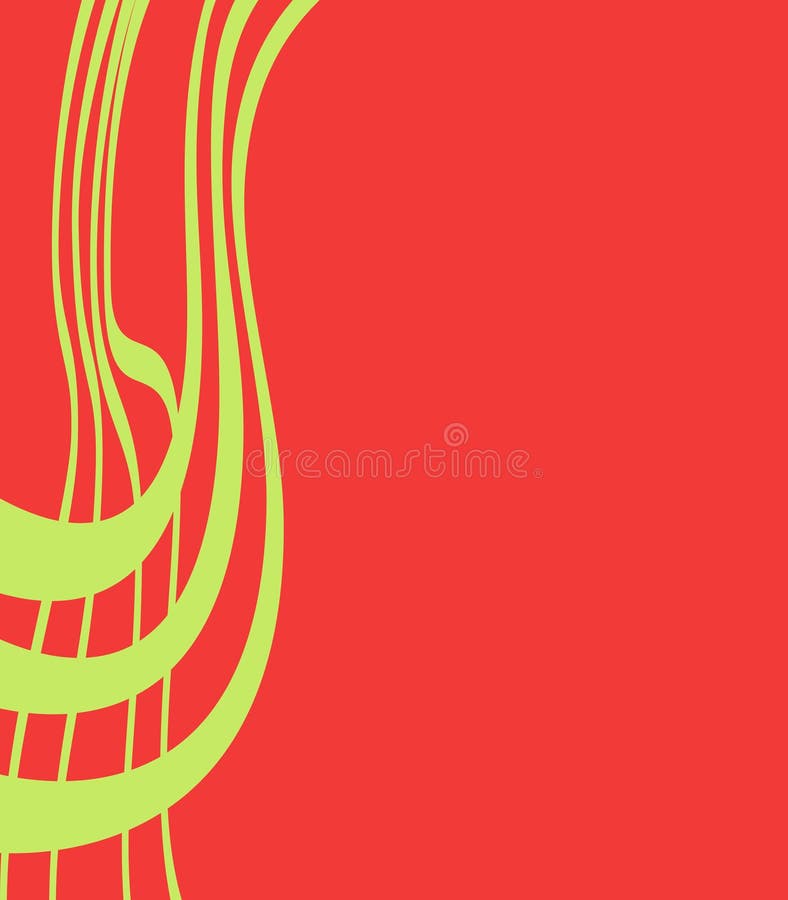Lines over red stock illustration. Illustration of ornamental - 7403675