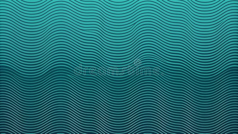 Lines Pattern with Blue-green Gradient. Stock Illustration ...